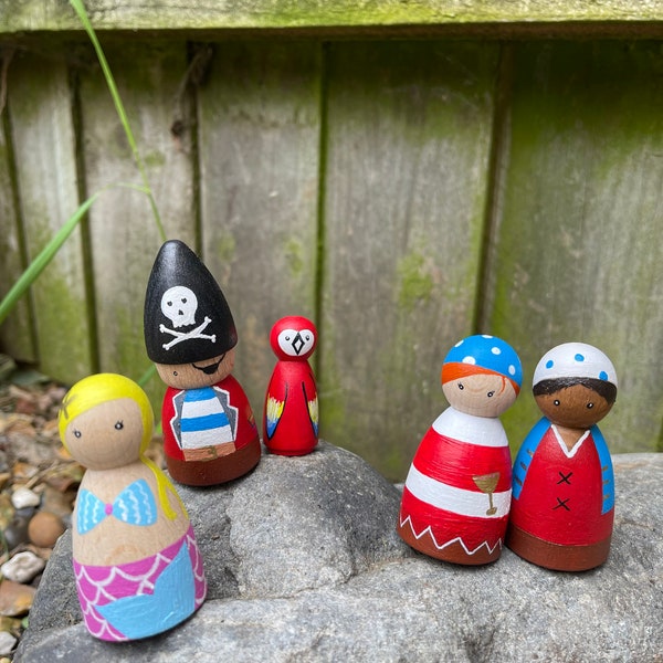 Peg Doll Pirates - Etsy
