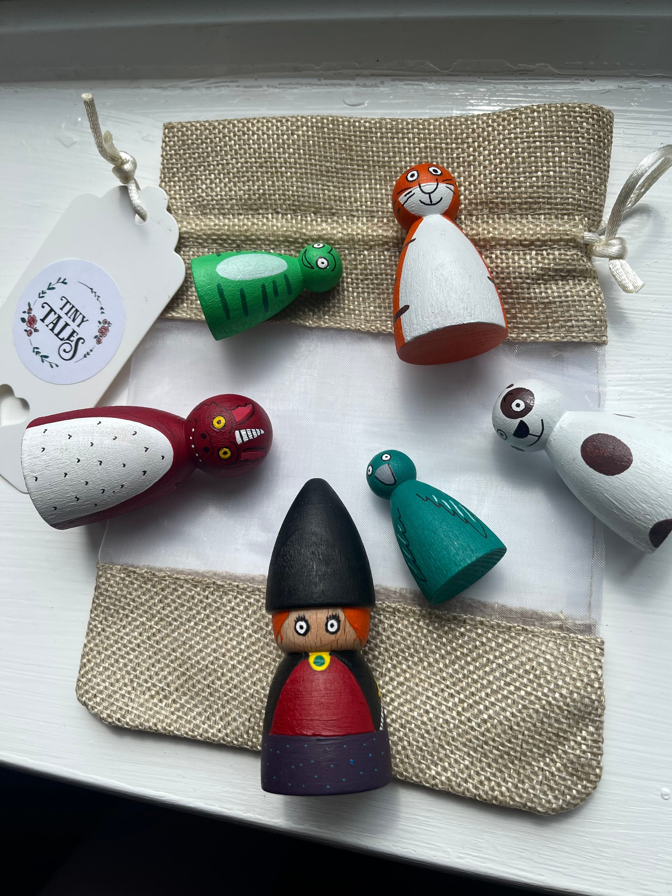 Room on the Broom Room on the Broom Peg Dolls EYFS | Etsy UK