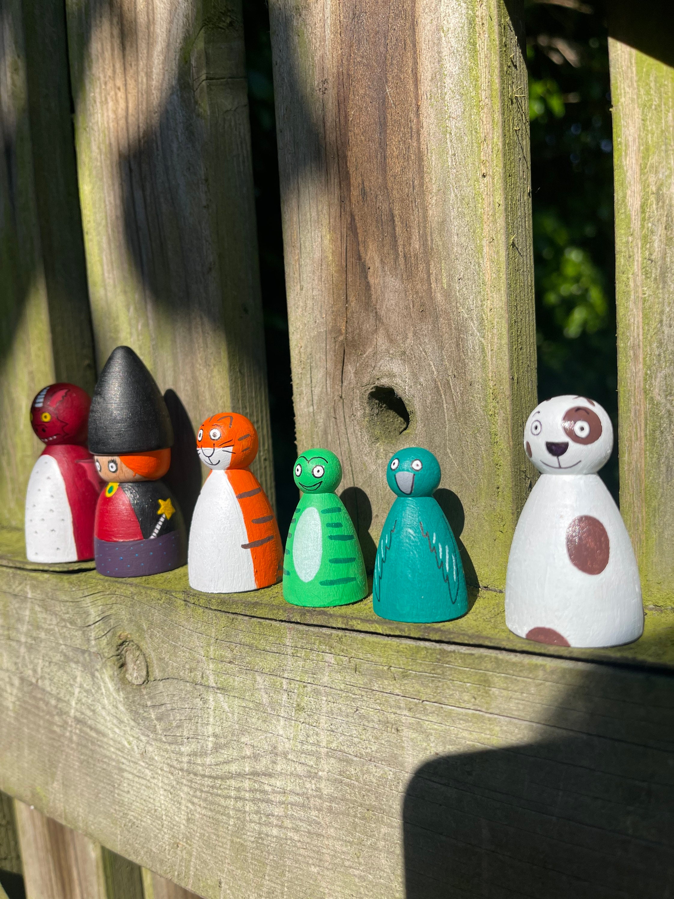 Room on the Broom Room on the Broom Peg Dolls EYFS - Etsy UK