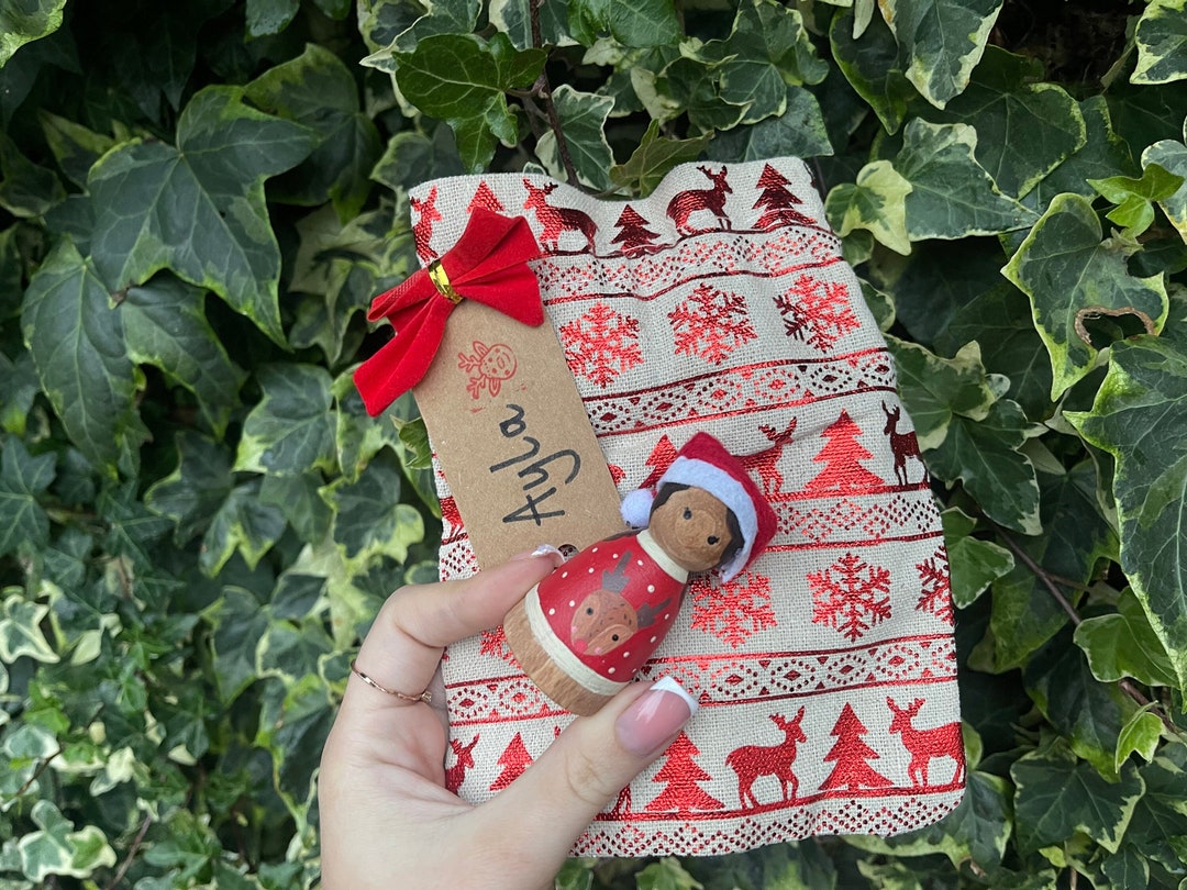 Personalised Christmas Pegdoll/ Xmas Pegdoll/ Family Christmas Gift ...