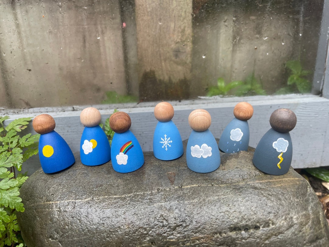 Weather Pegdolls Weather Chart EYFS Calander Days of the - Etsy