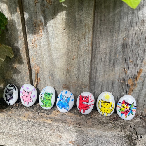 The Colour Monster Story Spoons - Etsy UK