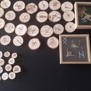 Runes Elder Futhark, or Witches. Choose From Type and Size. - Etsy