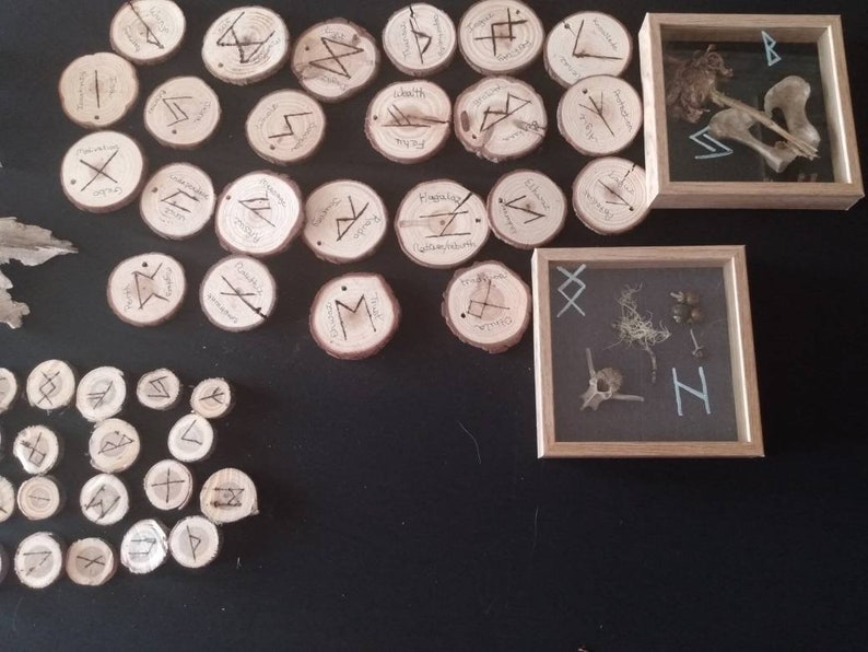 Runes Elder Futhark, or Witches. Choose From Type and Size. - Etsy