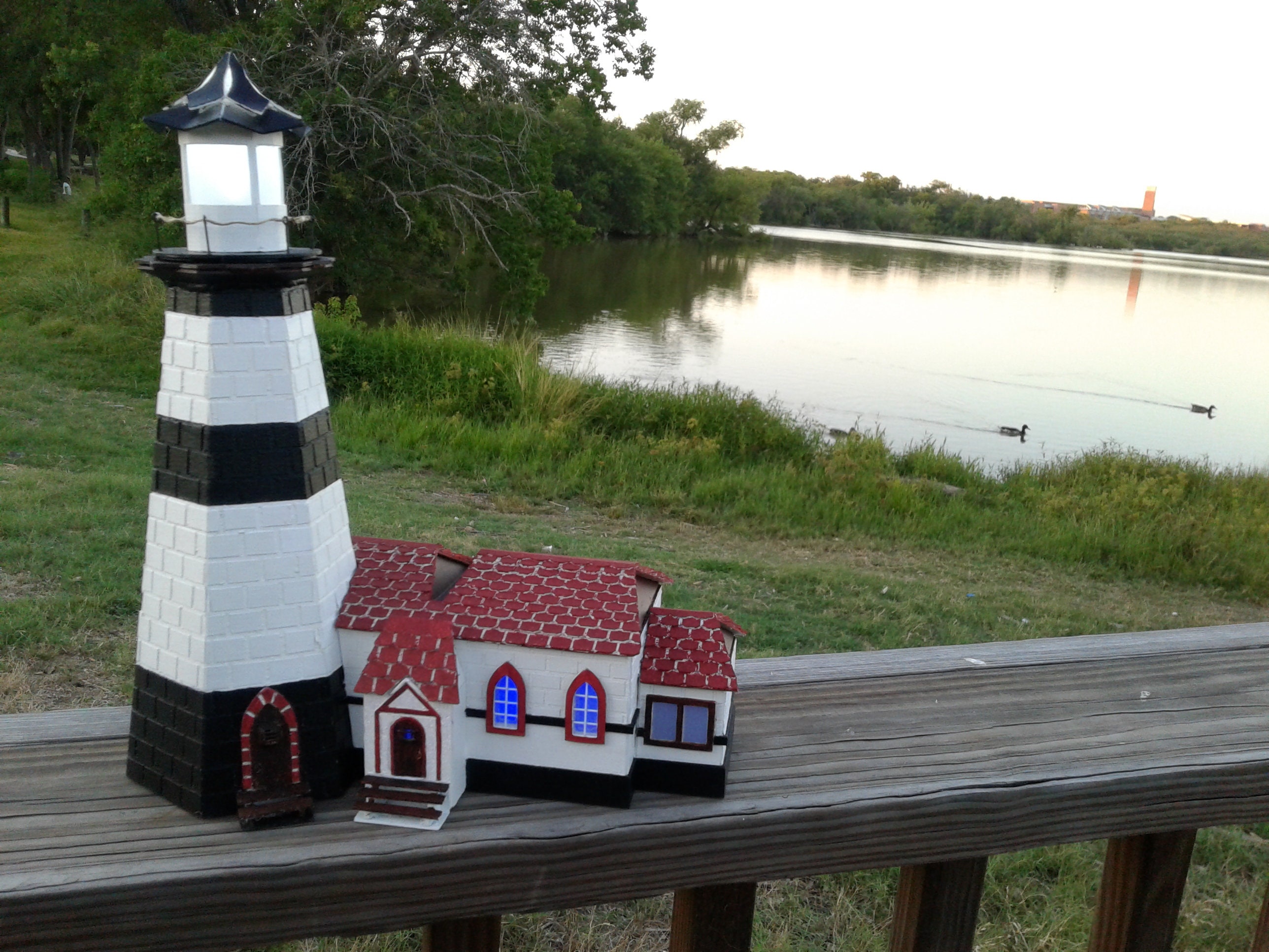 Handcrafted Decorative LED Lighthouses - Etsy