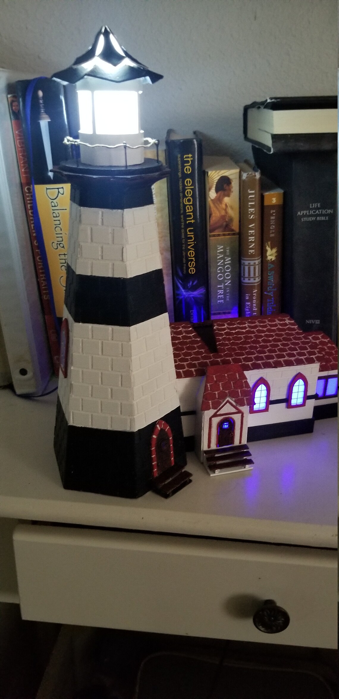 Handcrafted Decorative LED Lighthouses - Etsy