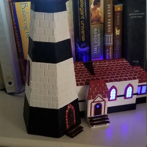 Handcrafted Decorative LED Lighthouses - Etsy