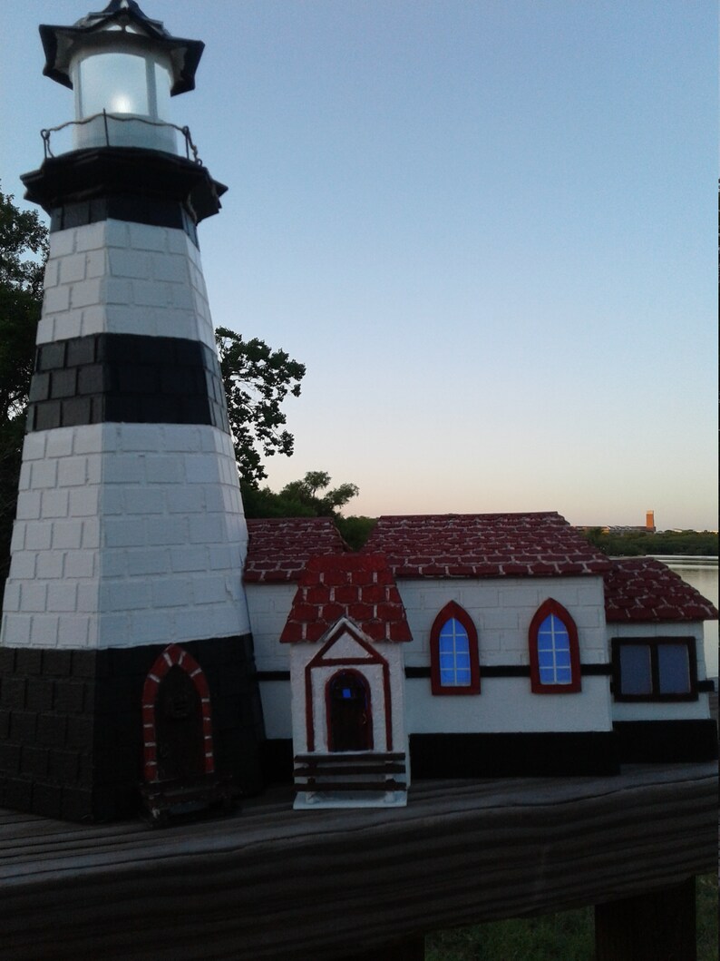 Handcrafted Decorative LED Lighthouses - Etsy