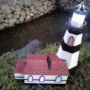 Handcrafted Decorative LED Lighthouses - Etsy