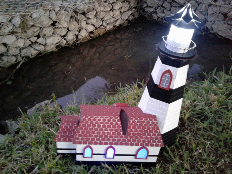 Handcrafted Decorative LED Lighthouses - Etsy