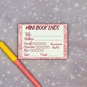 Book Review Post-it® Notes, Sticky Notes for Reading Lover - Etsy