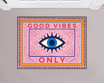 Good Vibes Only Door Mat - Etsy
