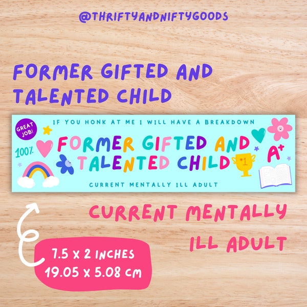 Funny Gifted Sticker - Etsy