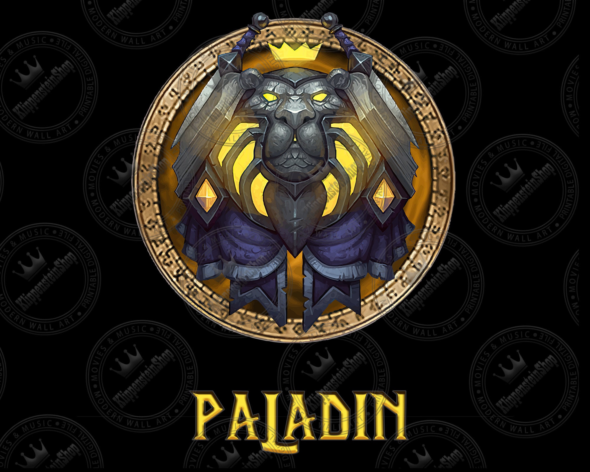 Paladin Png World Of Warcraft Png Game Character Png WoW | Etsy