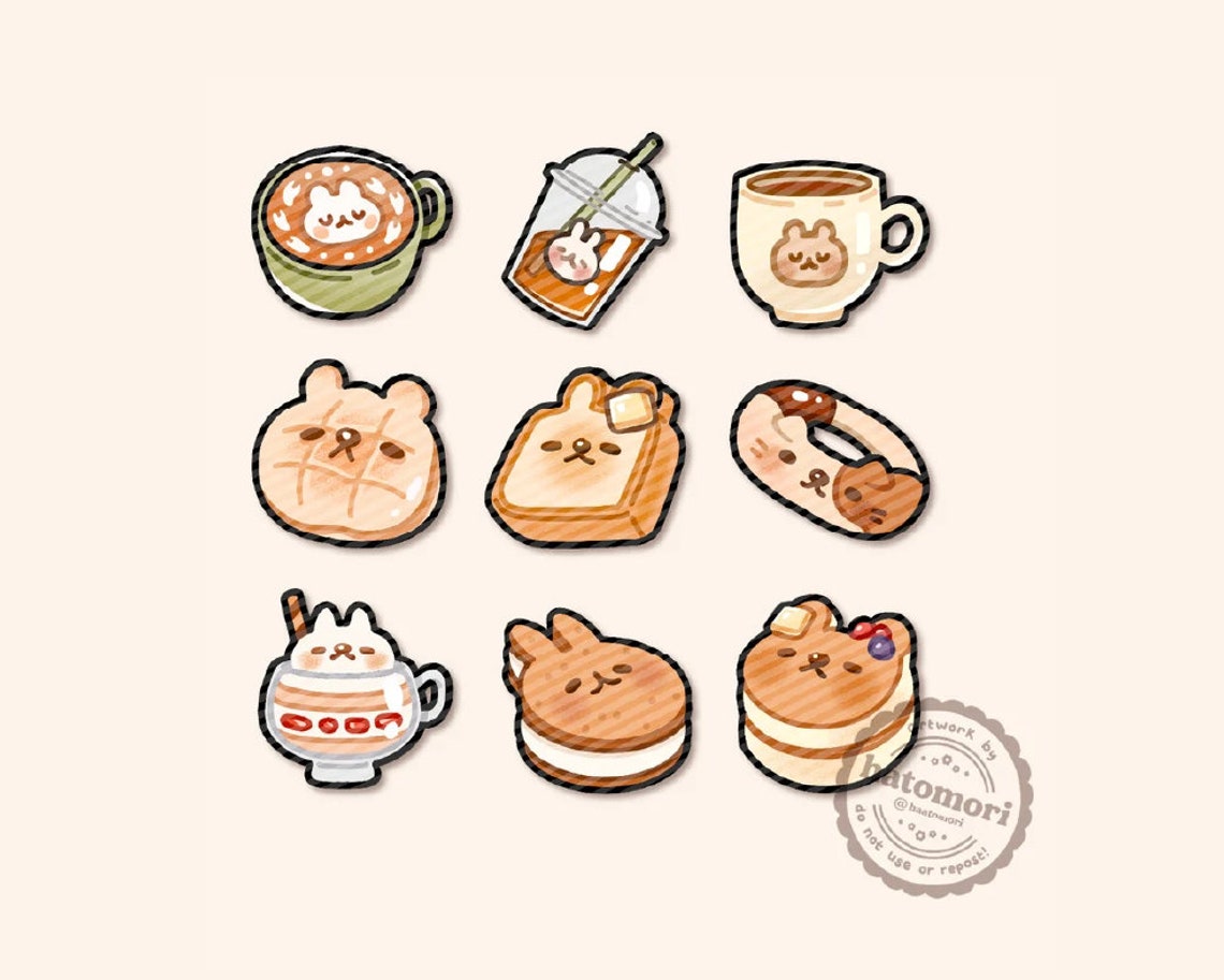 Cafe Badges/emotes for Twitch Discord Youtube Etc. - Etsy