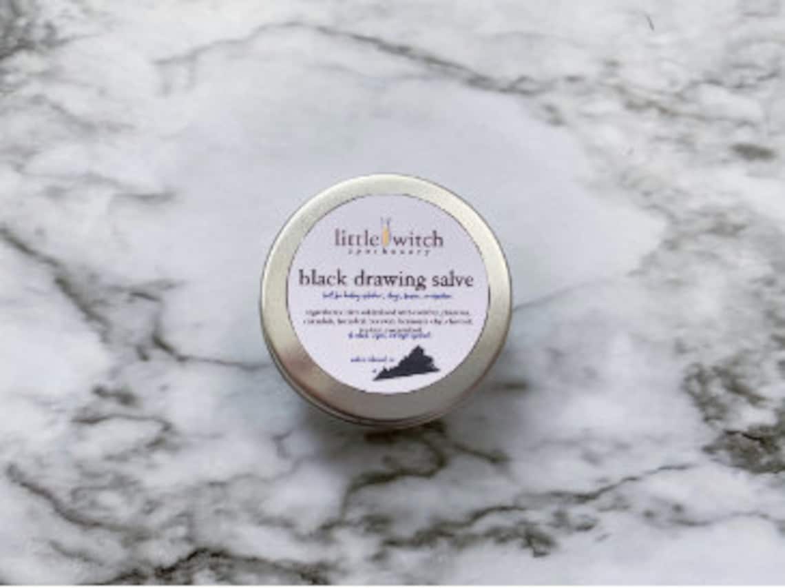 Black Drawing Salve Salve for Stings Splinters & Bug Bites | Etsy