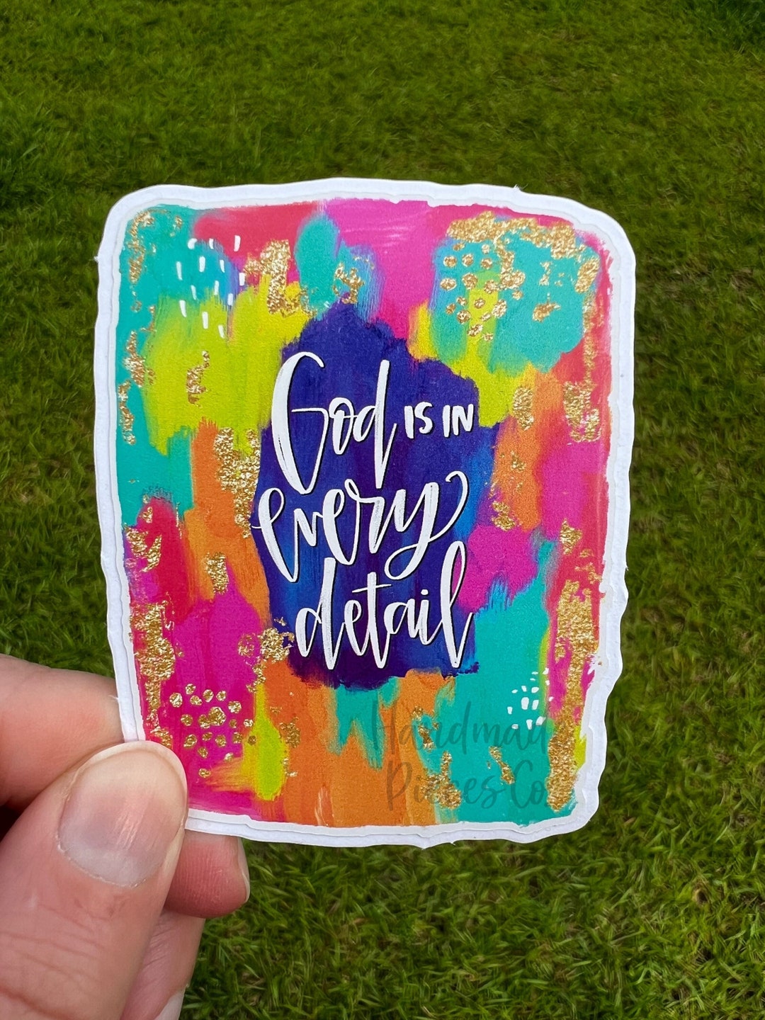 God is Within Every Detail Sticker, Religious Sticker, Vinyl Sticker ...