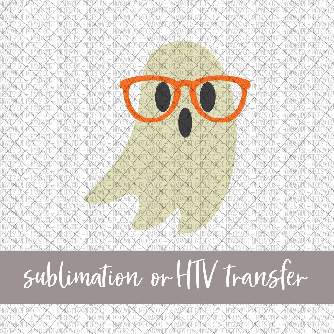 Halloween Transfer, Ghost Transfer, HTV Transfer, Sublimation Transfer ...