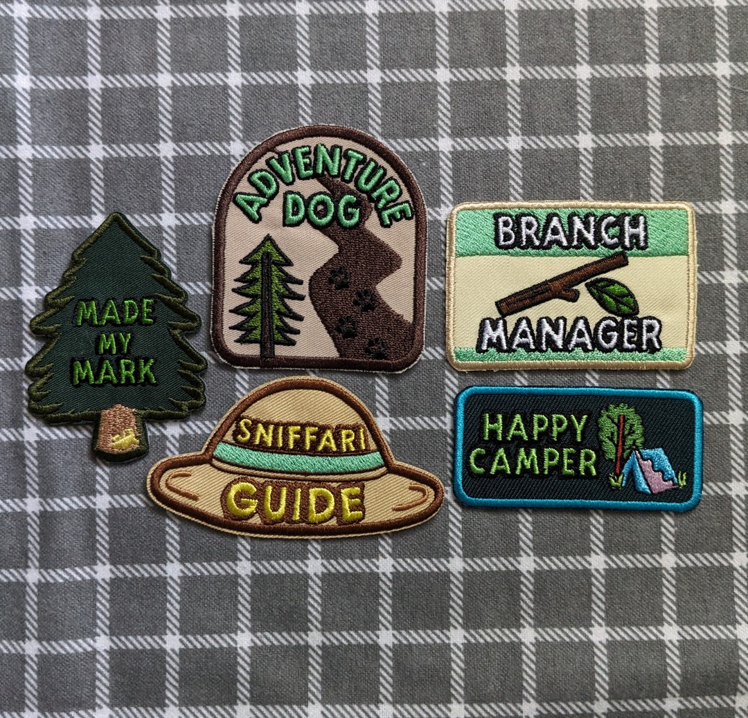 Dog Merit Badge | Iron-on Patches for Dogs, Custom Dog Bandana Badges ...