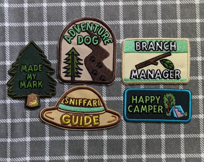 Dog Merit Badge | Iron-on Patches for Dogs, Custom Dog Bandana Badges ...