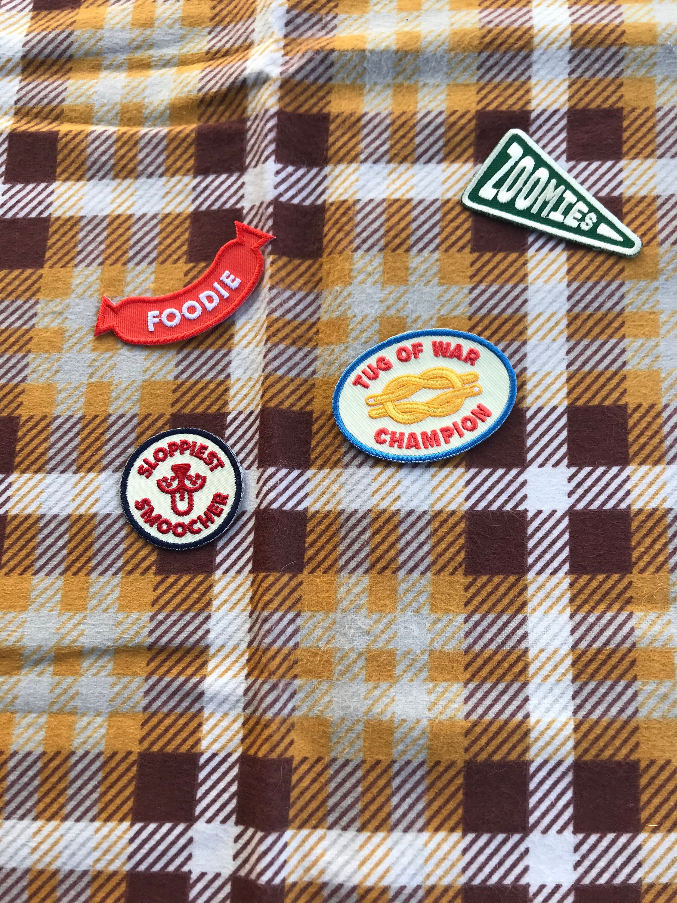 Dog Merit Badge Iron-On Patches for Dogs Custom Dog Bandana | Etsy