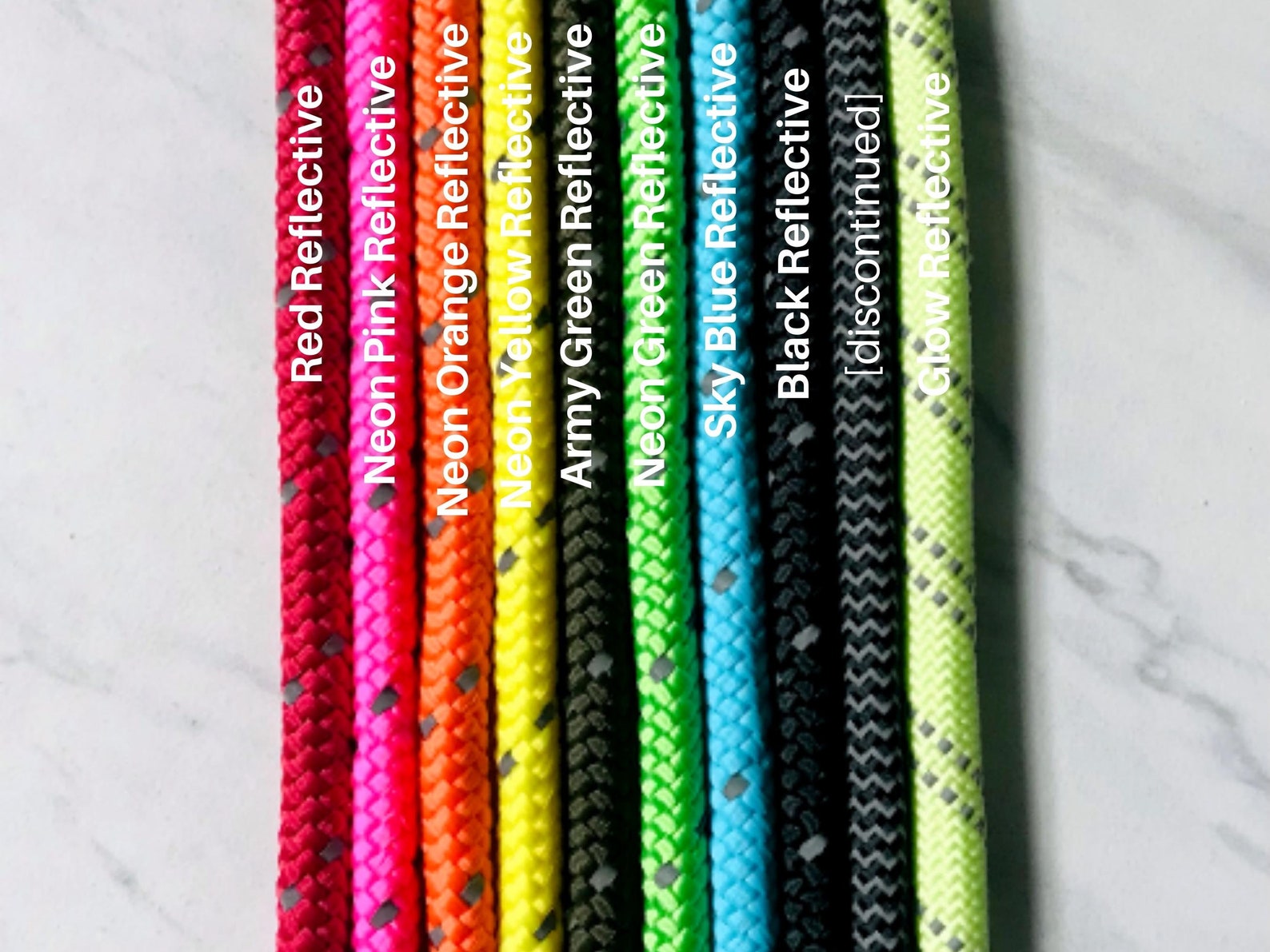 Custom Reflective Rope Dog Leash Colorful Reflective Dog - Etsy