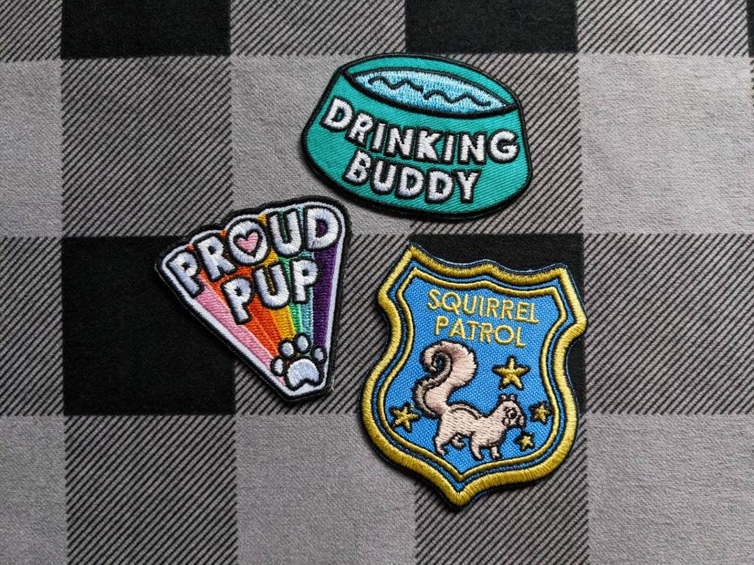 Dog Merit Badge Iron-on Patches for Dogs Dog Bandana - Etsy