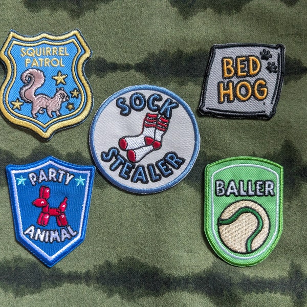 Dog Patches Funny - Etsy