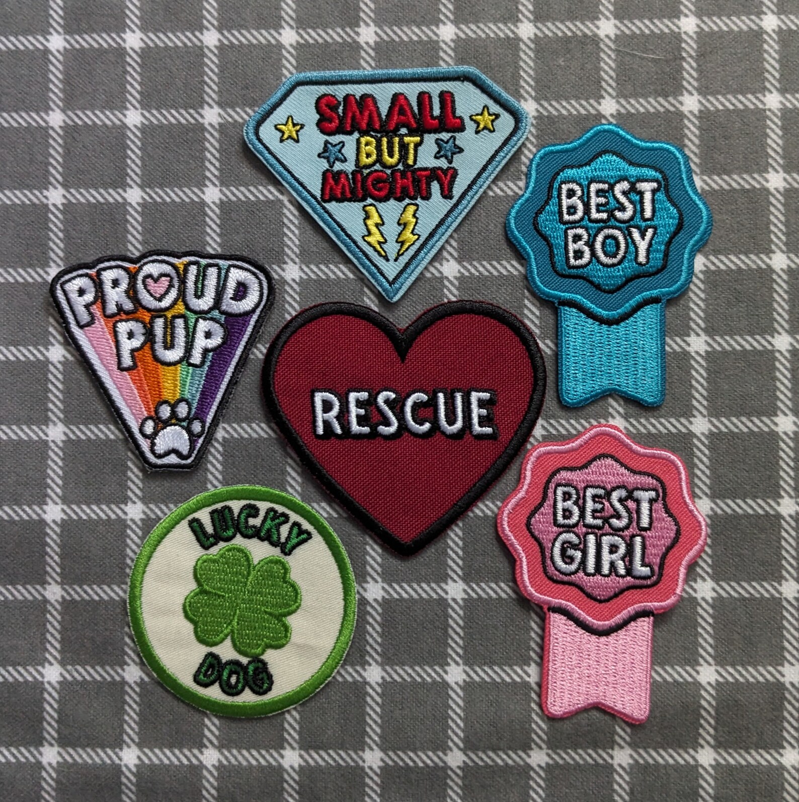 Dog Merit Badge | Iron-on Patches for Dogs, Dog Bandana Badges ...