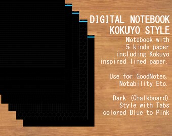 Japanese Grid Notebook - Etsy