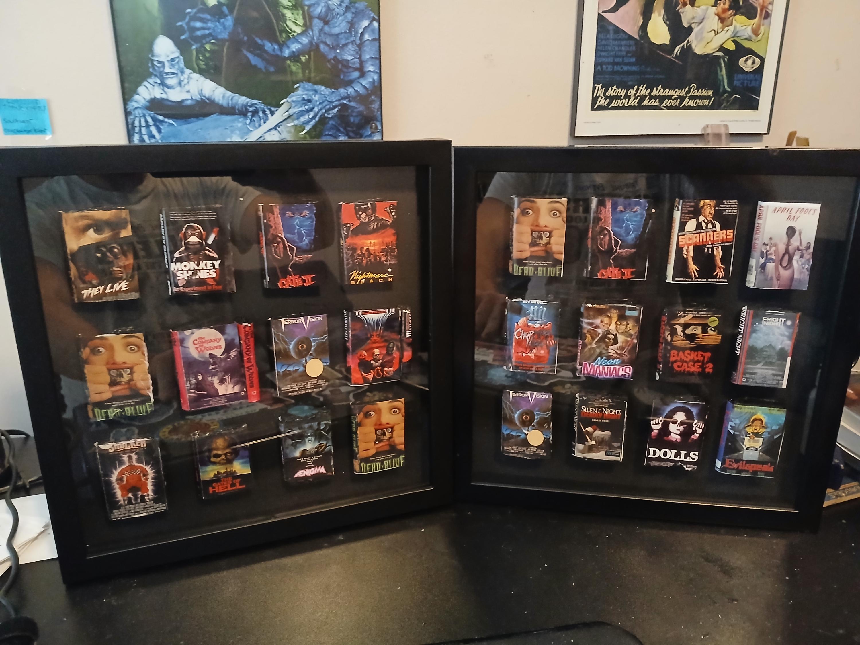 80's Horror Video Store Shadow Box - Etsy