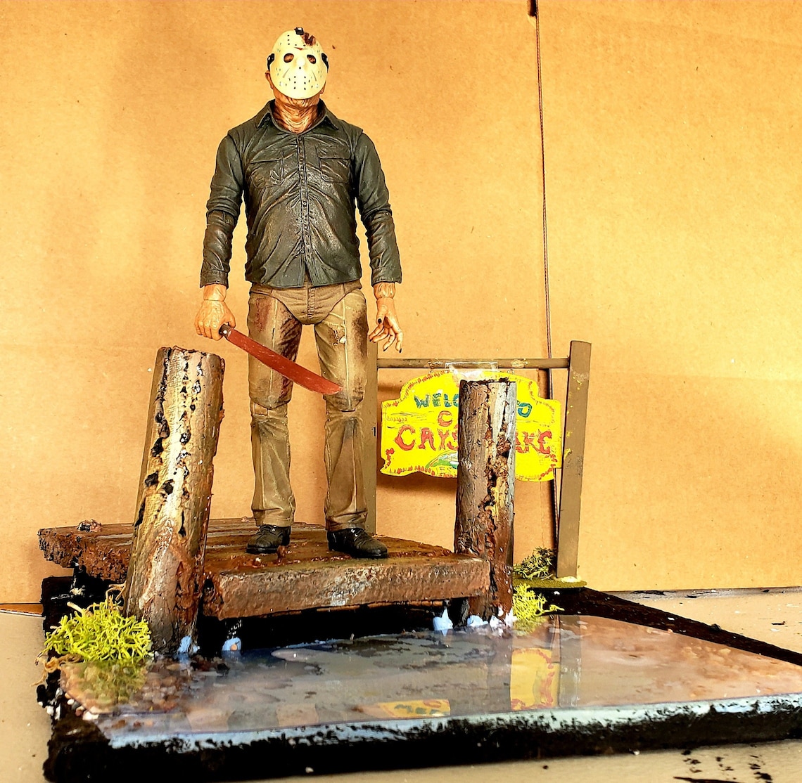 Friday the 13th horror Dock Dioram for Jason Neca - Etsy