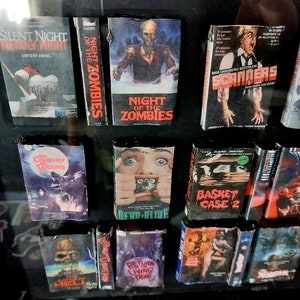 80's Horror Video Store Shadow Box - Etsy