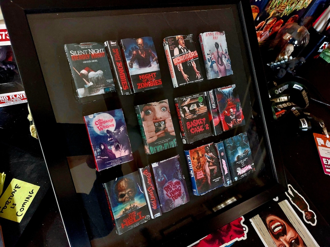80's Horror Video Store Shadow Box - Etsy