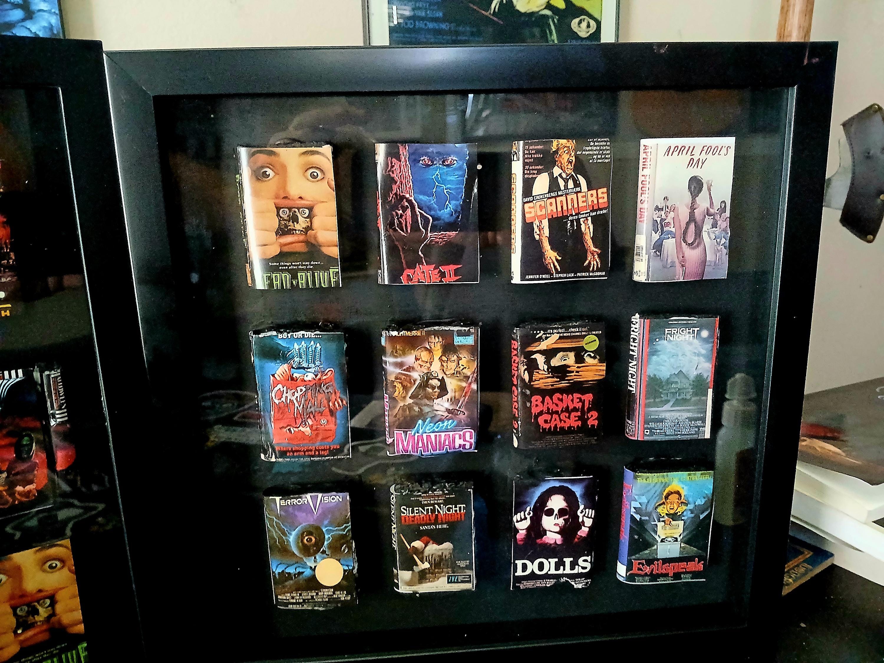 80's Horror Video Store Shadow Box - Etsy