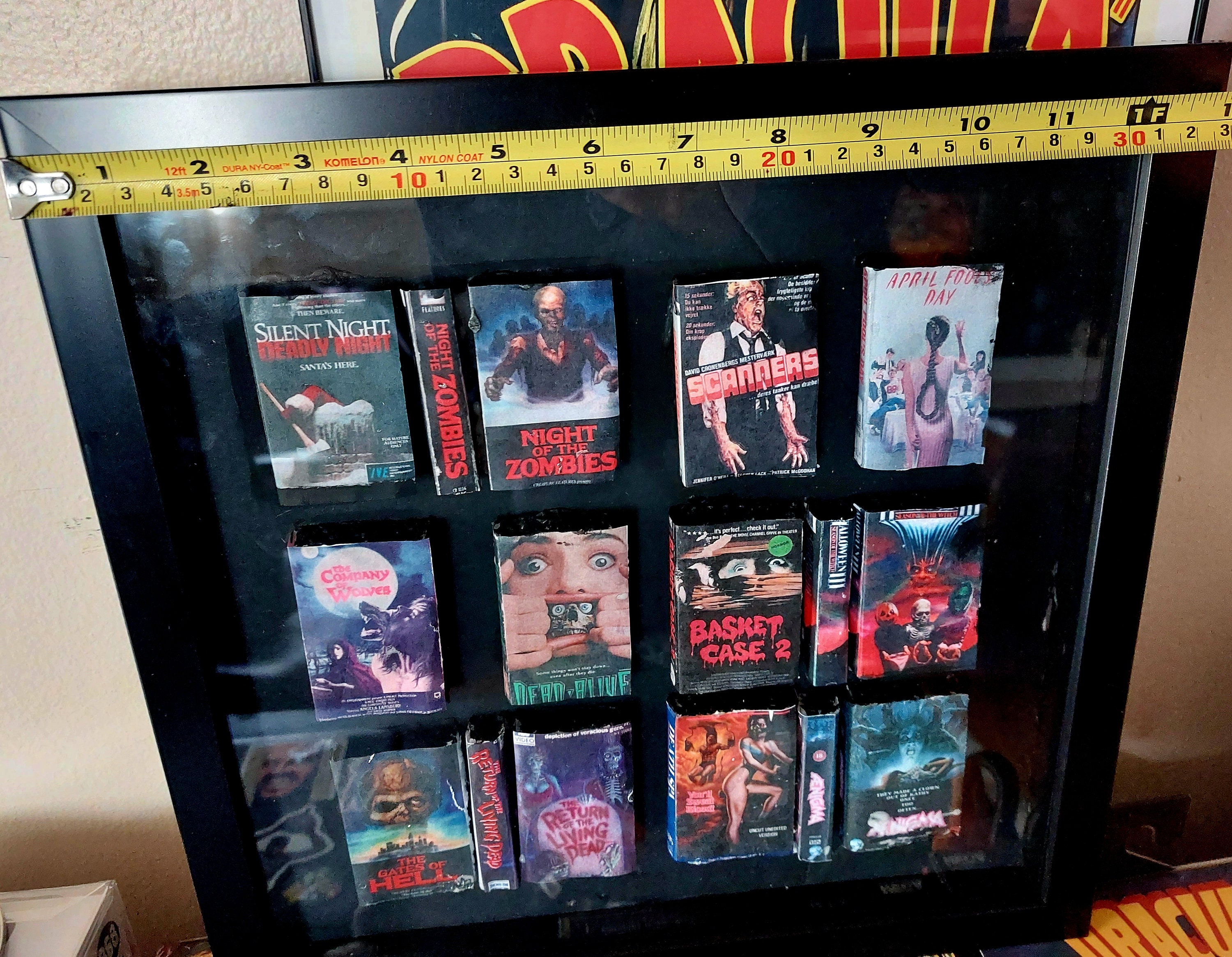 80's Horror Video Store Shadow Box - Etsy