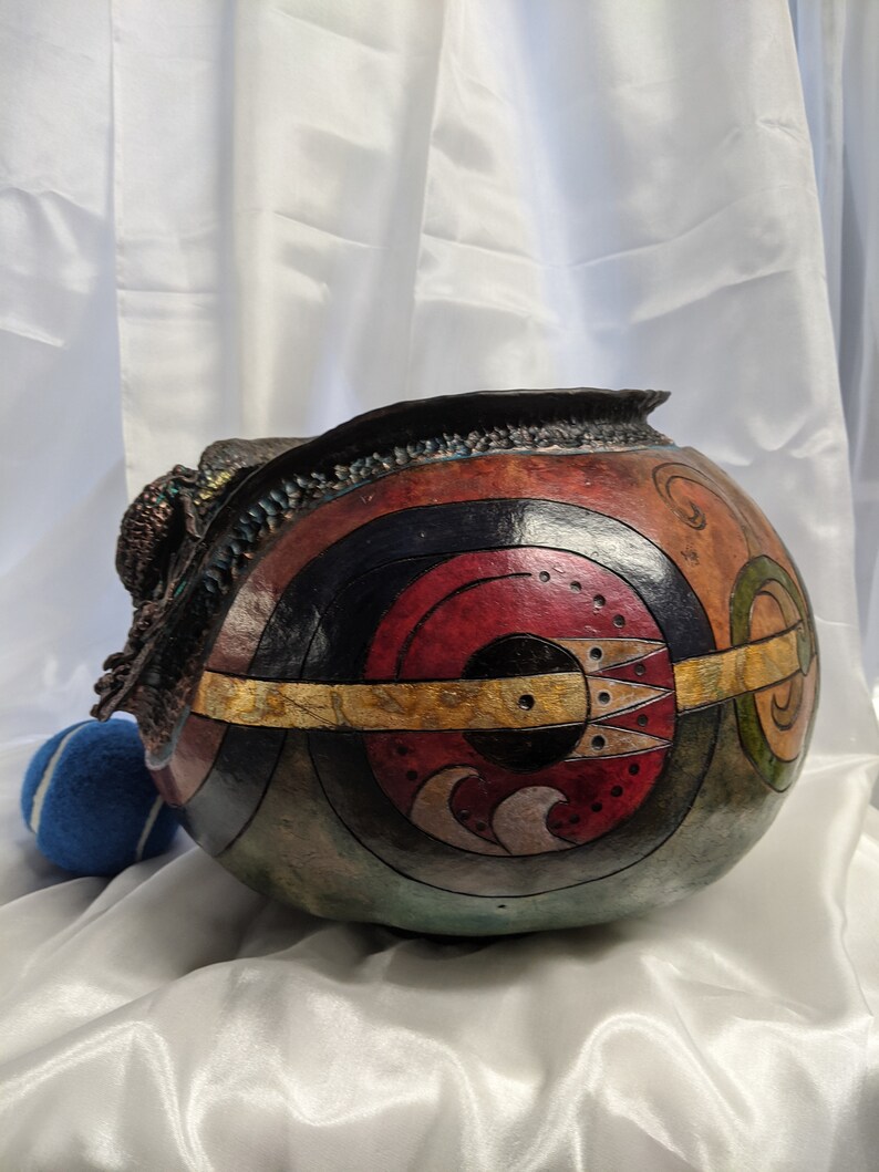 Myst-home Décor Gourd Art - Etsy