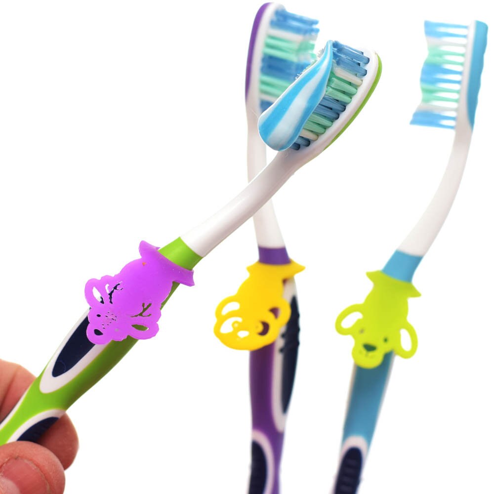Animal Silicone Toothbrush Labels: Family Pack of 6 - Etsy