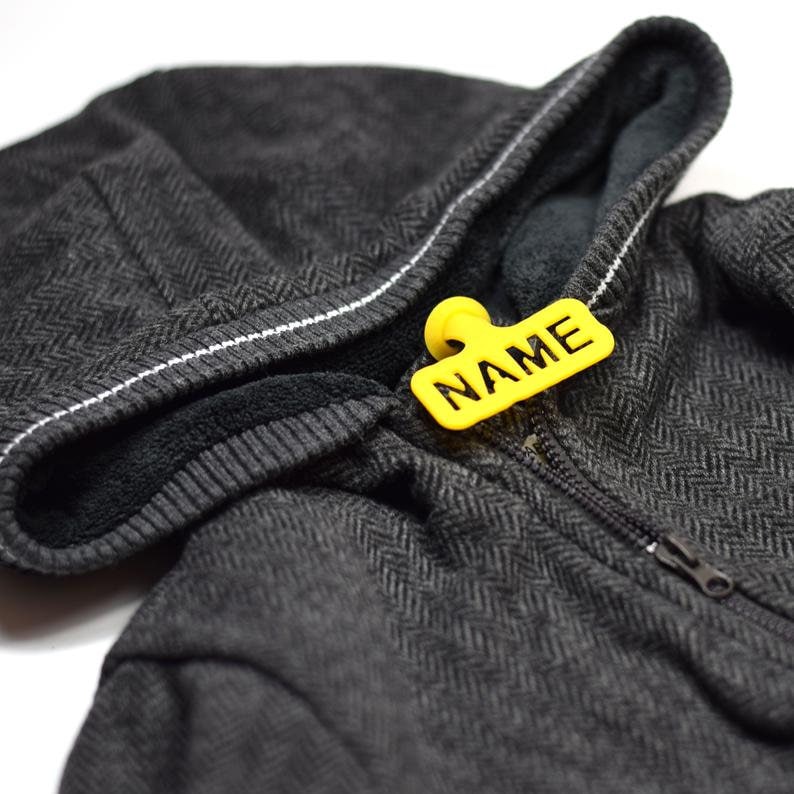 Custom Silicone Name Tags: Personalized Luggage, Backpack Labels (set ...