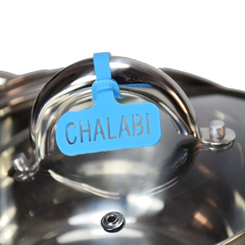 Kosher Identifiers. Jewish Kitchen Labels. Chalabi Dairy Sky Blue Silicone Tags for Pantry ...