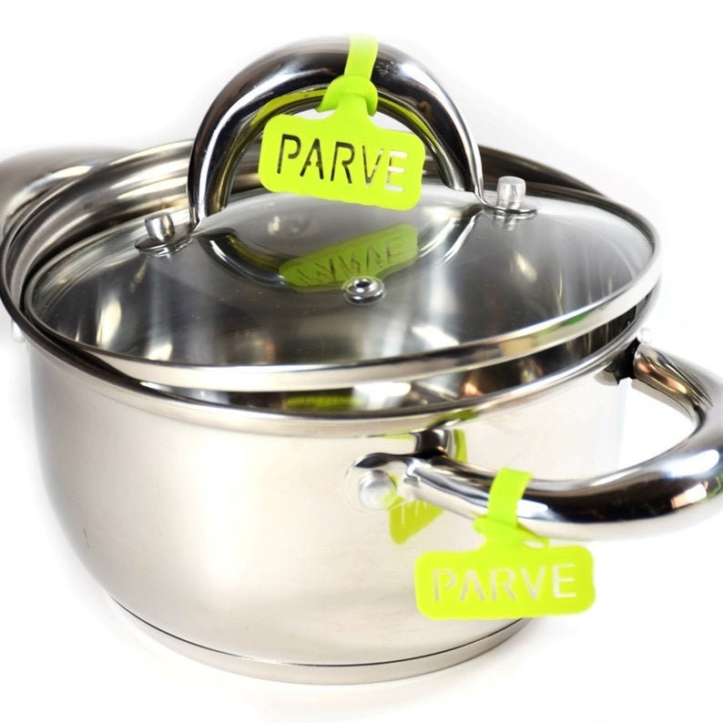 Kosher Labels . 2 Chalabi - Dairy Blue, 2 Basari – Meat Red and 2 Parve ...