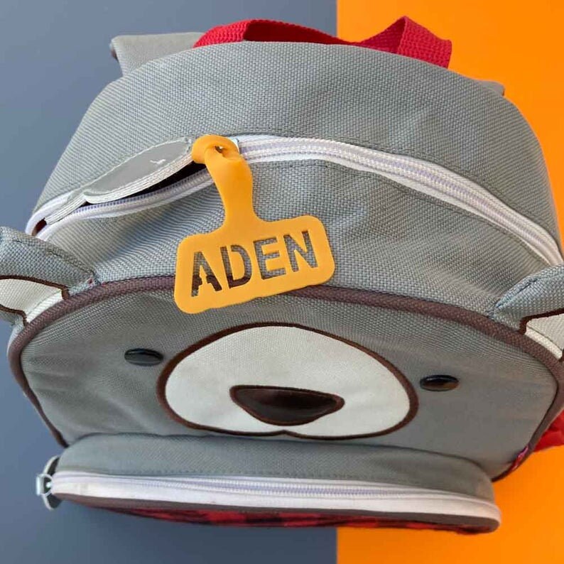 Custom Silicone Name Tags: Personalized Luggage, Backpack Labels (set ...