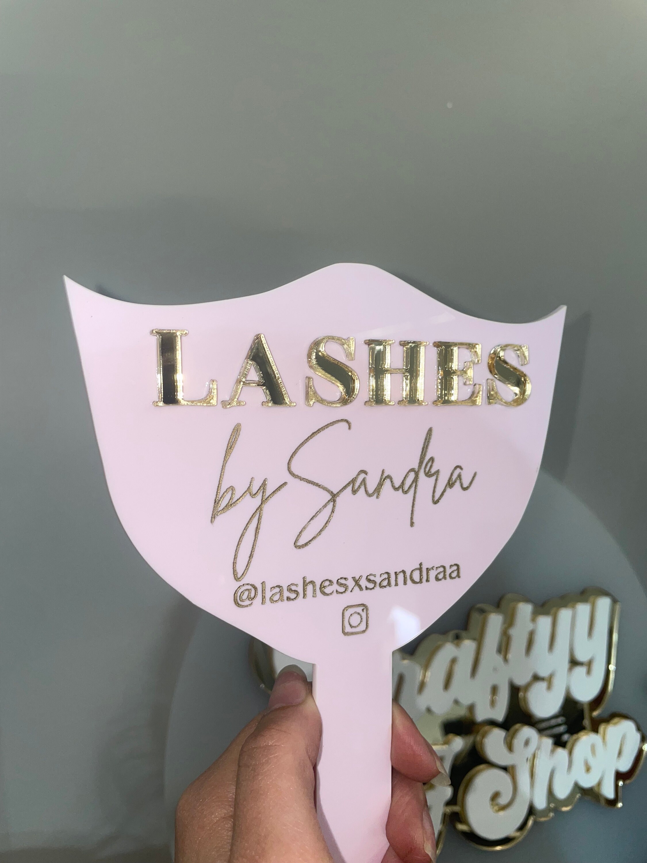 Custom Lash Tech Prop Custom Lash Mirror - Etsy