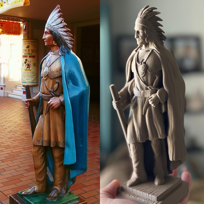 Native American Indian Statues and Figurines - Etsy