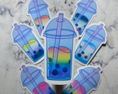 Pride Bubble Tea Stickers Pride Flag Boba - Etsy
