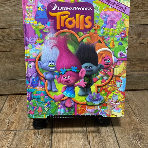 Look and Find Trolls Book - Etsy