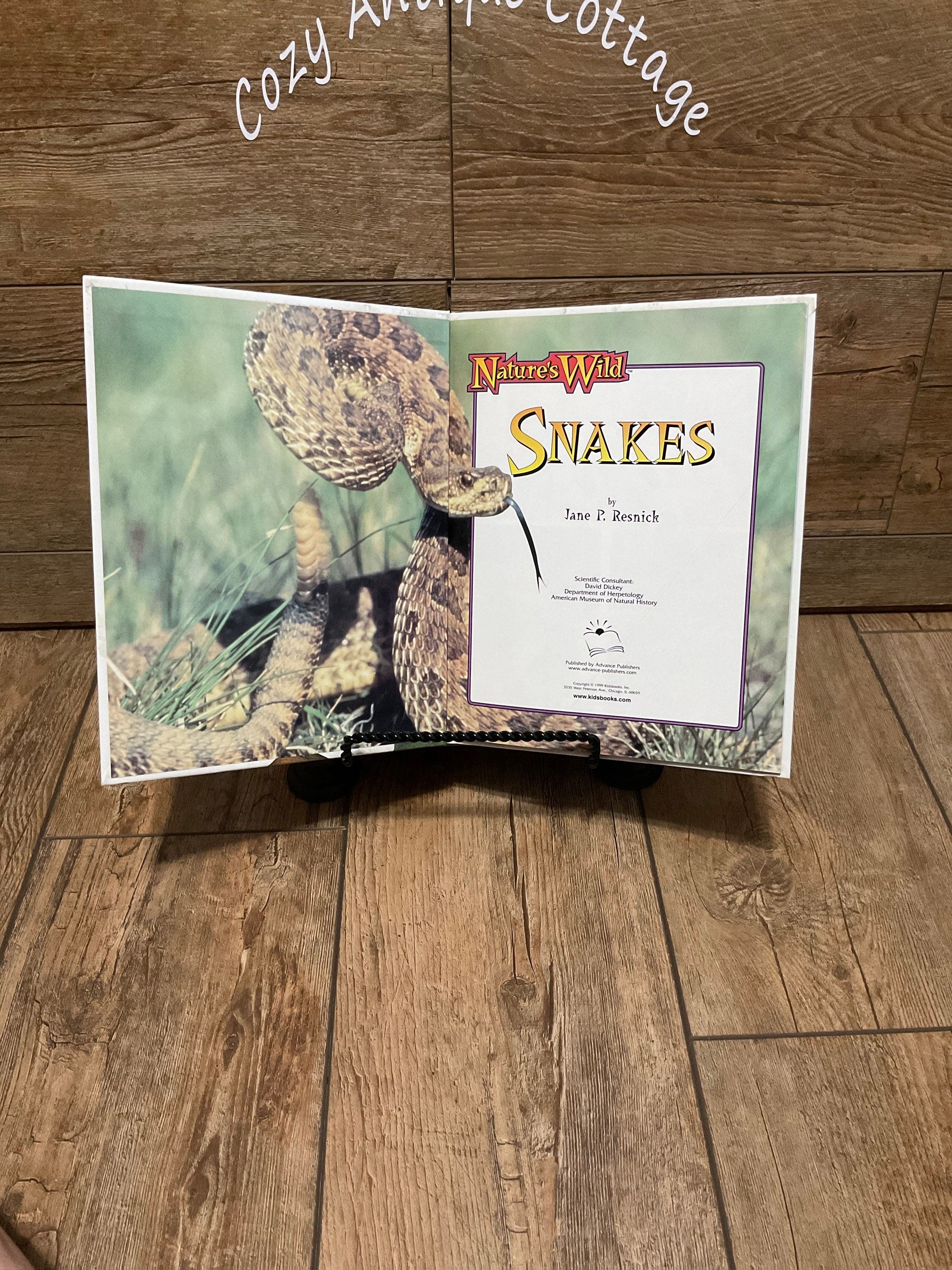 Natures Wild Snakes Volume 11 By: Jane P. Resnick Children Book - Etsy