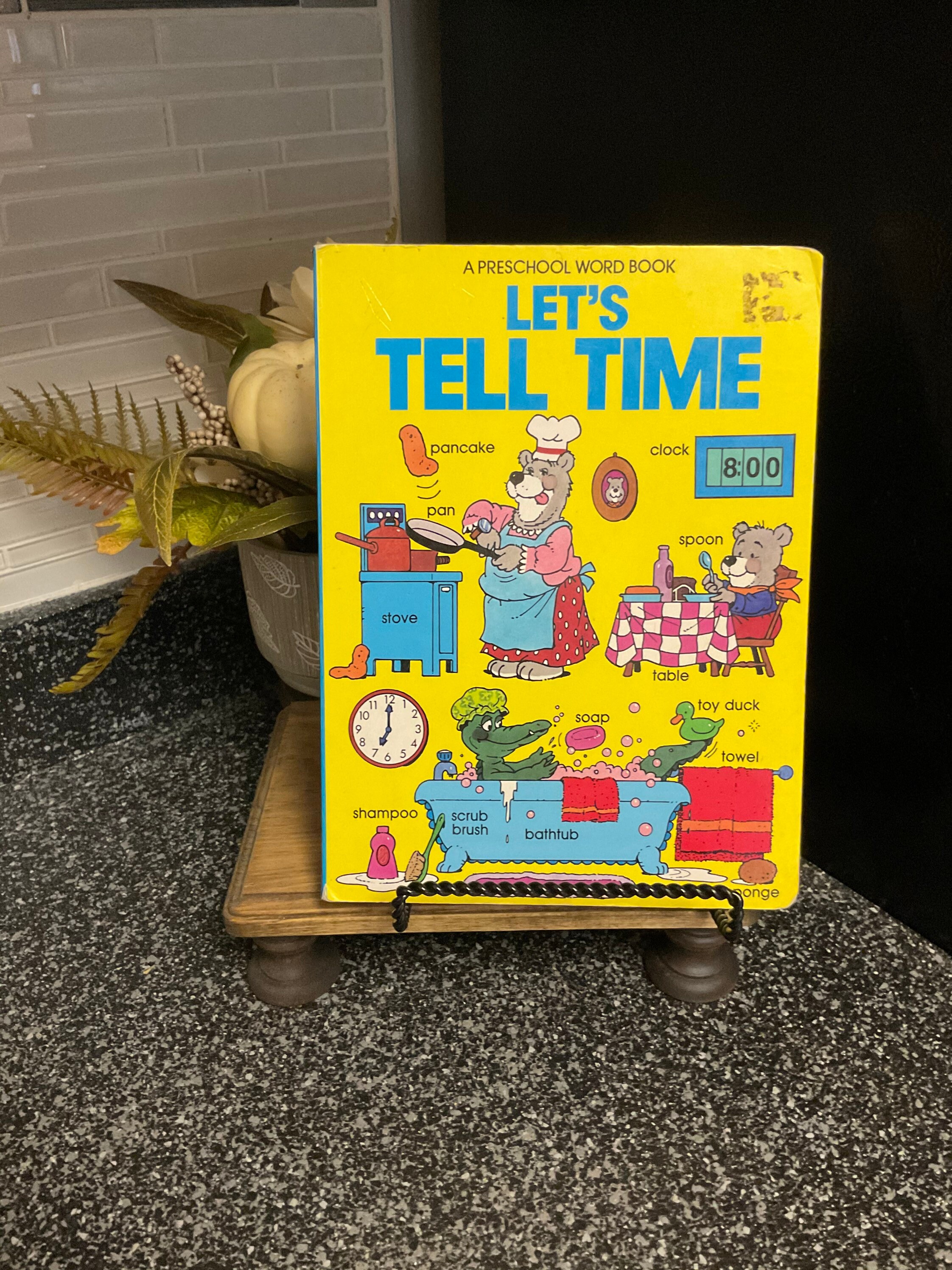Lets Tell Time Book - Etsy
