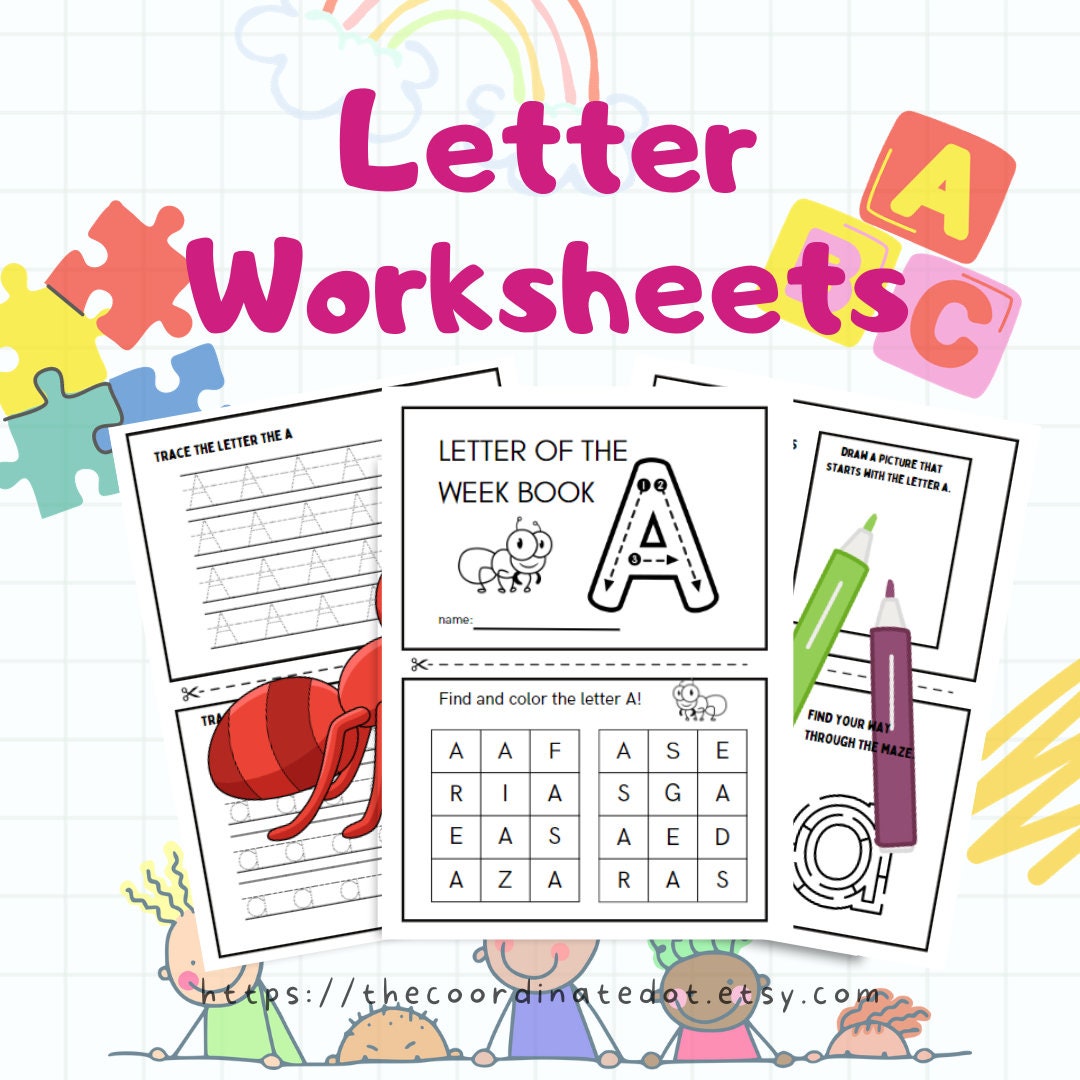 Writing Practice Fine Motor Printable Letter Worksheets for - Etsy