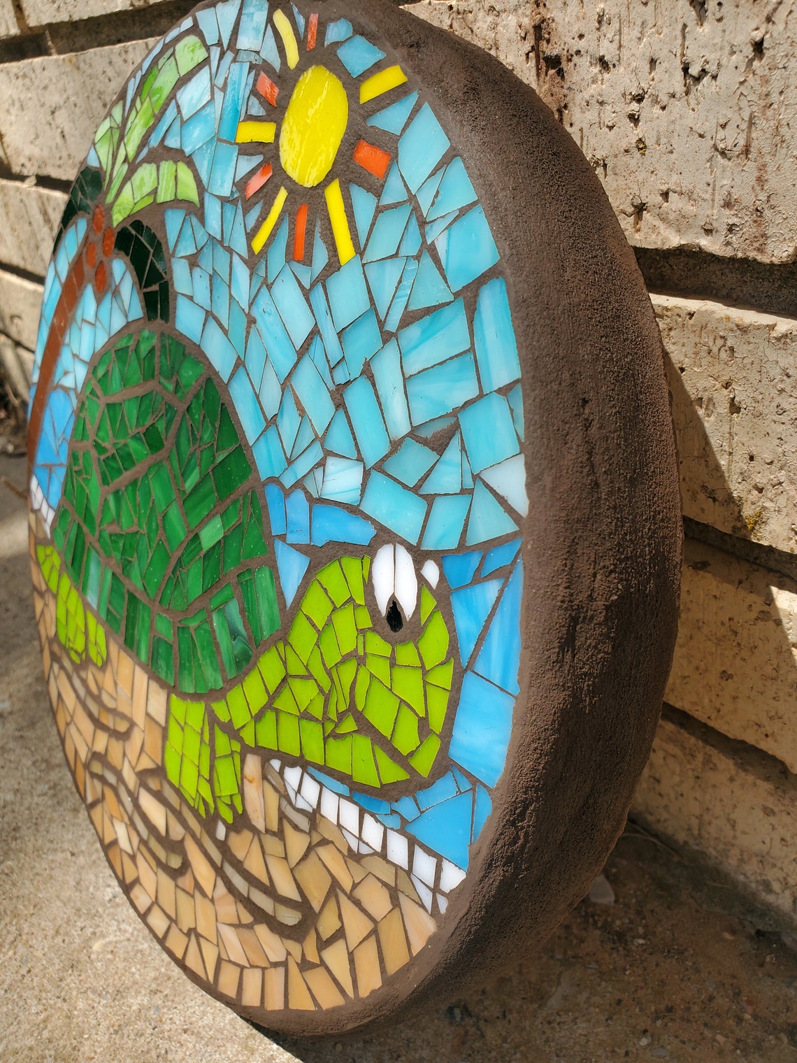 12 Turtle Mosaic Garden Stepping Stone - Etsy